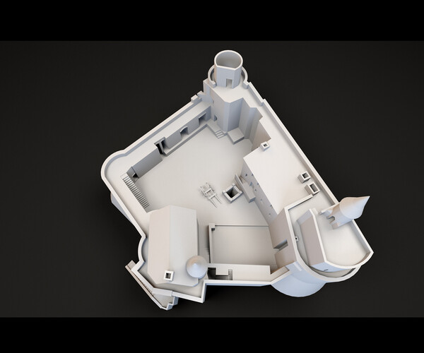 ArtStation - 2 Castles- 3d Model | Resources