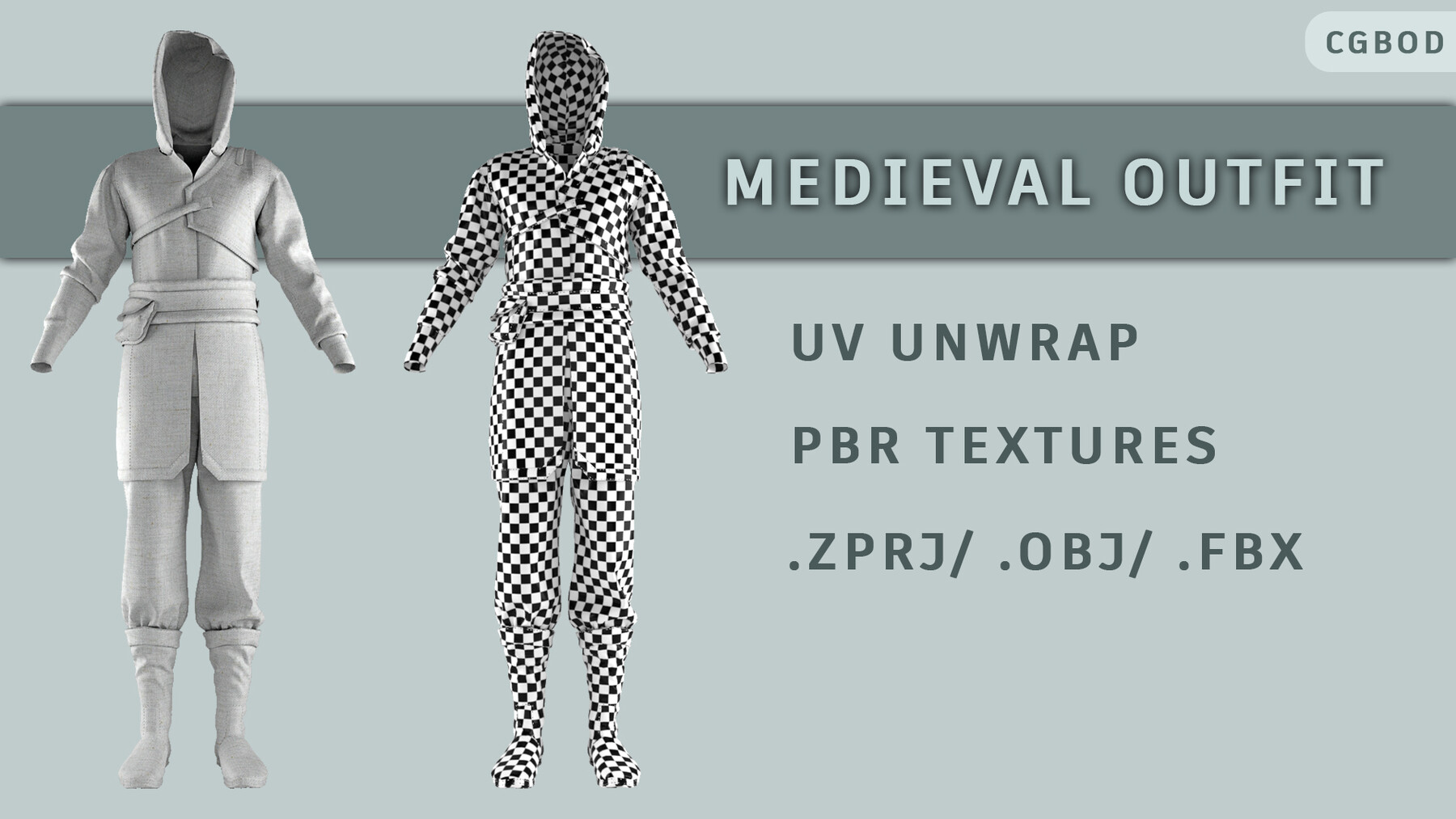 ArtStation - Medieval Outfit Male / Marvelous Designer / Male clothing ...