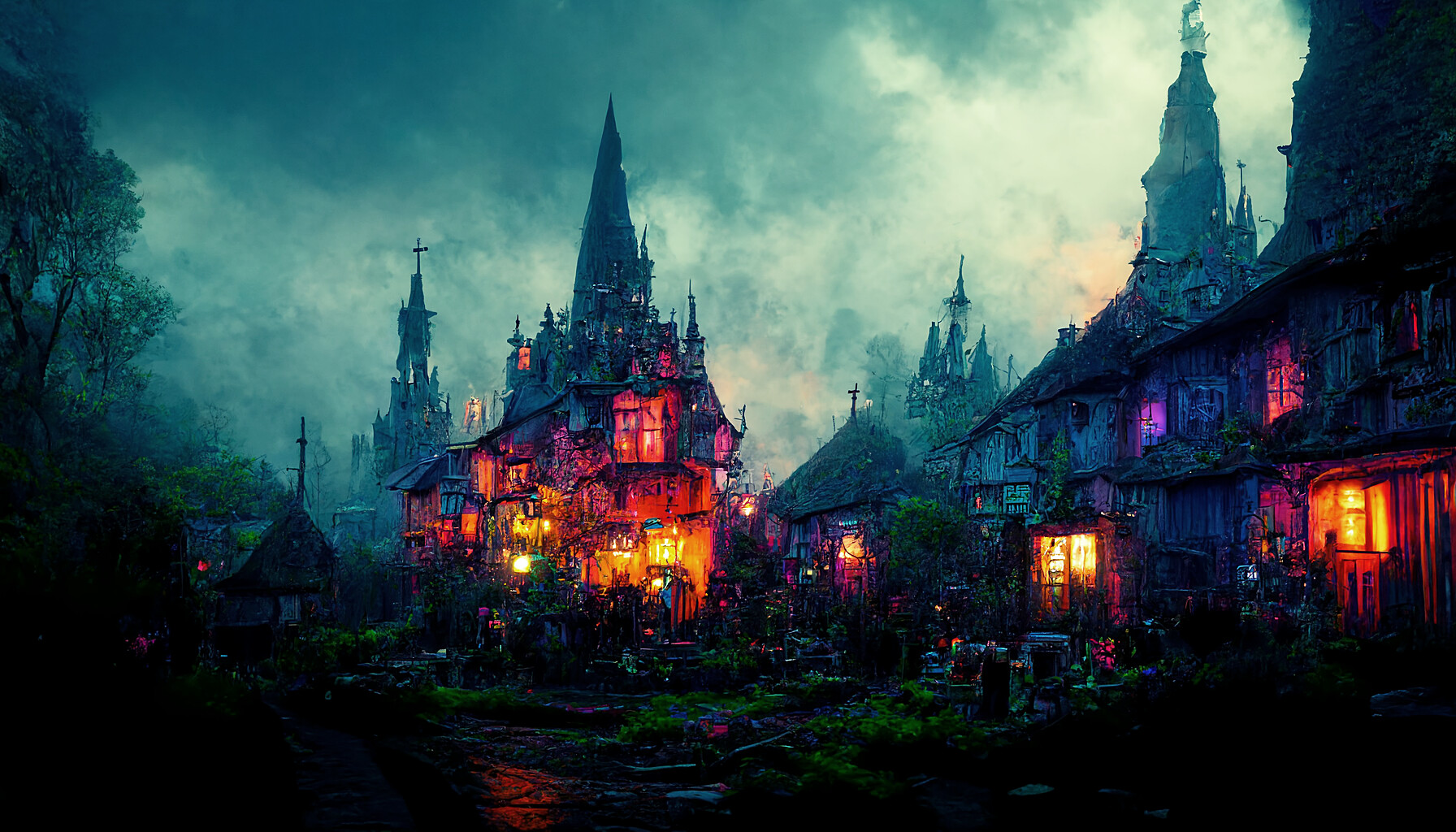 ArtStation - Medieval Hamlet | Artworks