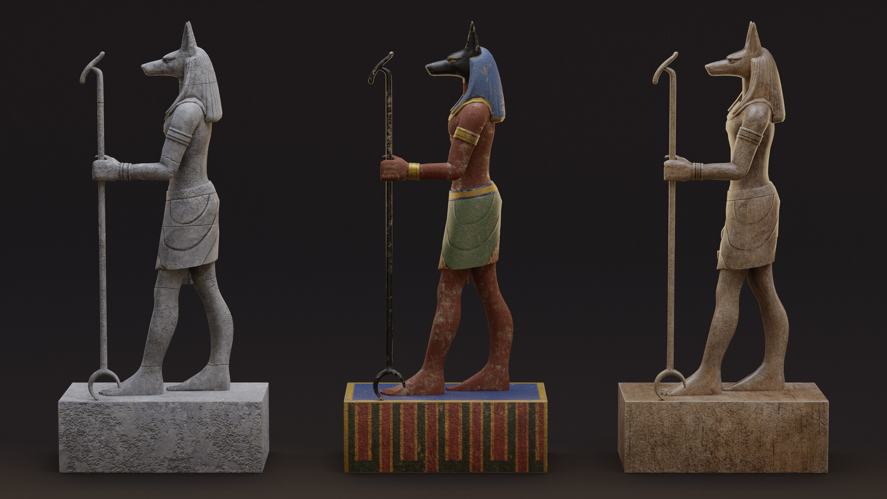 ArtStation - Anubis Game-Ready Model | Game Assets