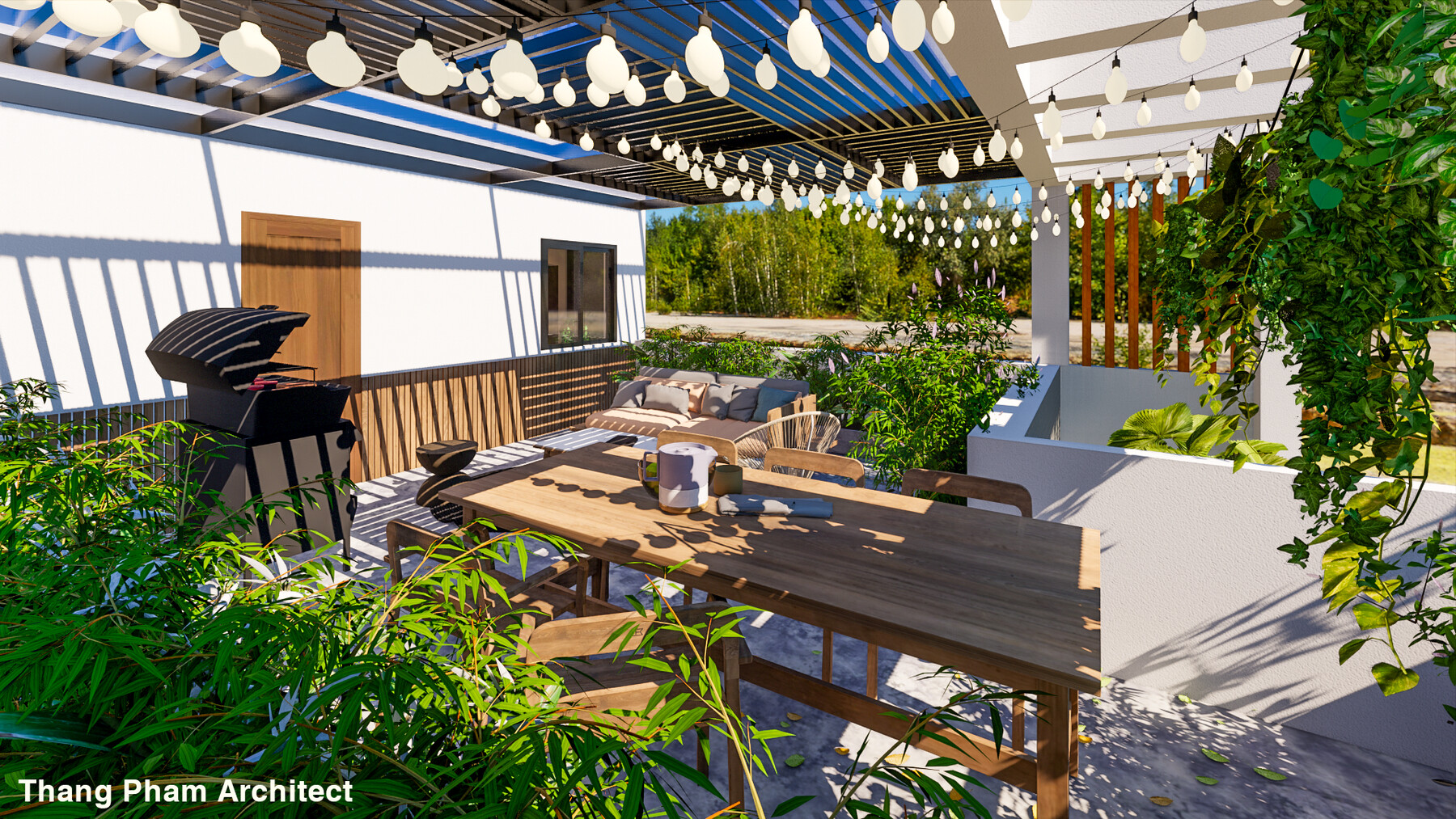 ArtStation - 6x15 sqm House Design 3D Full Sketchup, 2D Architecture ...