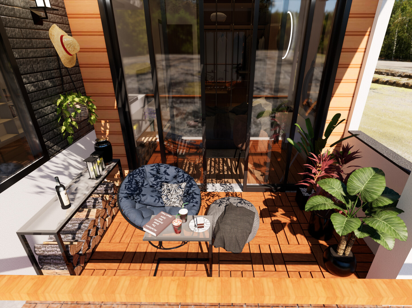 ArtStation - 6x15 sqm House Design 3D Full Sketchup, 2D Architecture ...