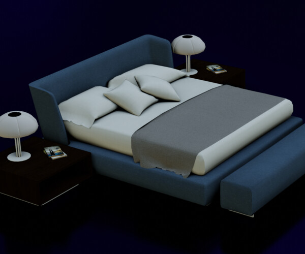 ArtStation - BED LOW POLY GAME READY | Game Assets