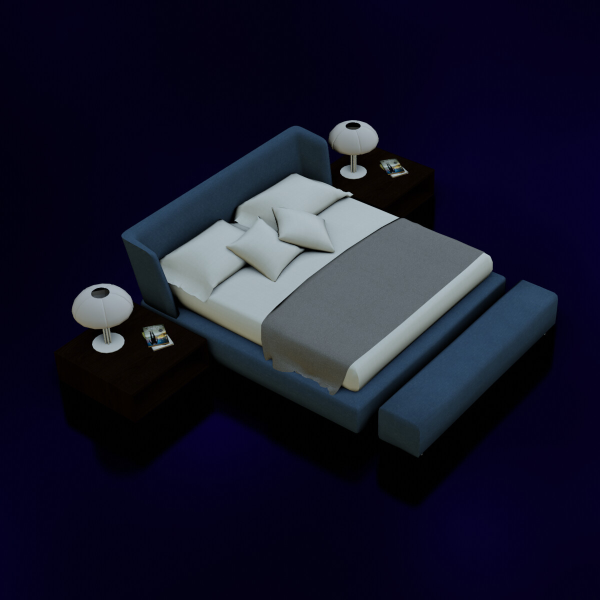 ArtStation - BED LOW POLY GAME READY | Game Assets