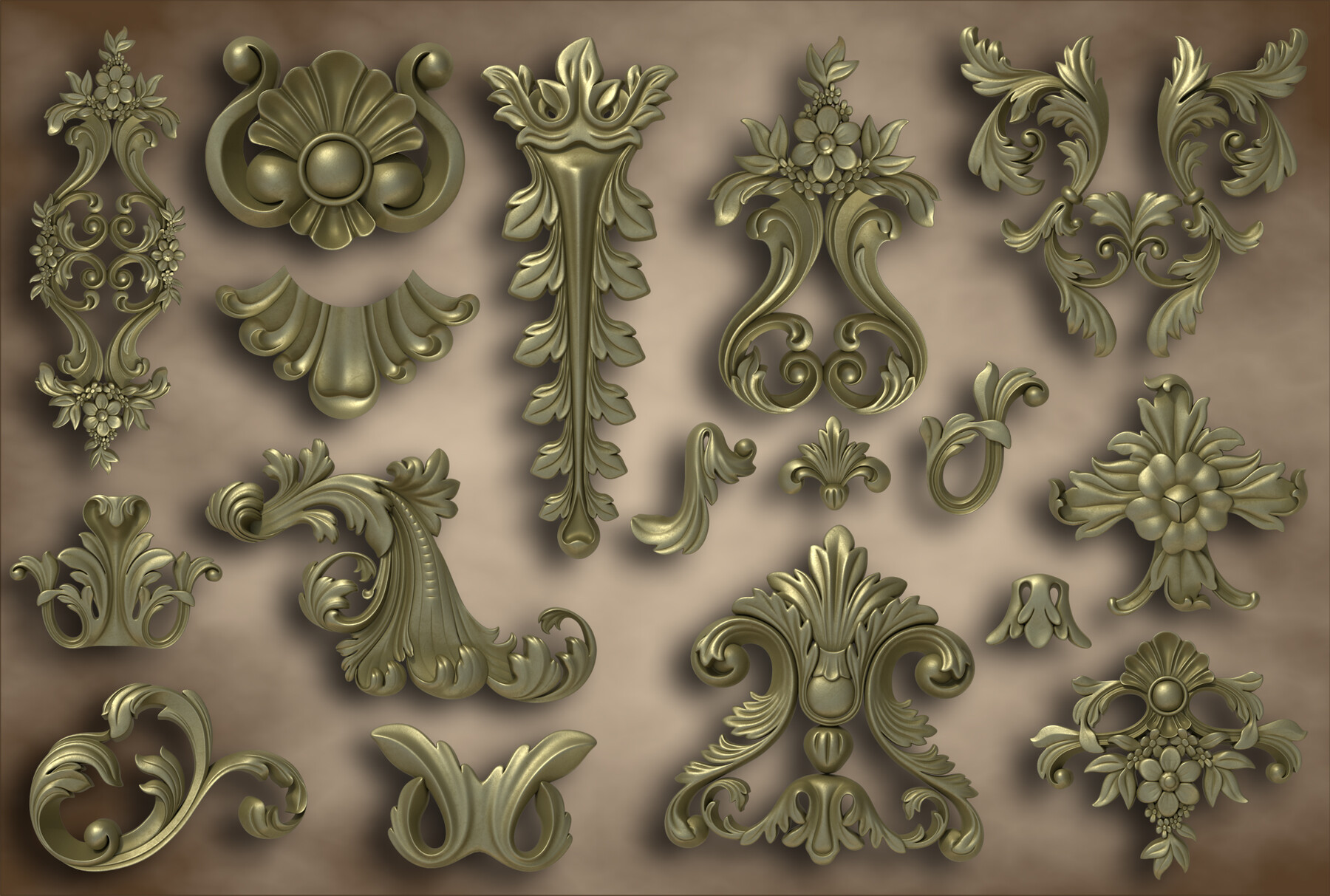 ArtStation - Ornamental Vol 03 | Resources