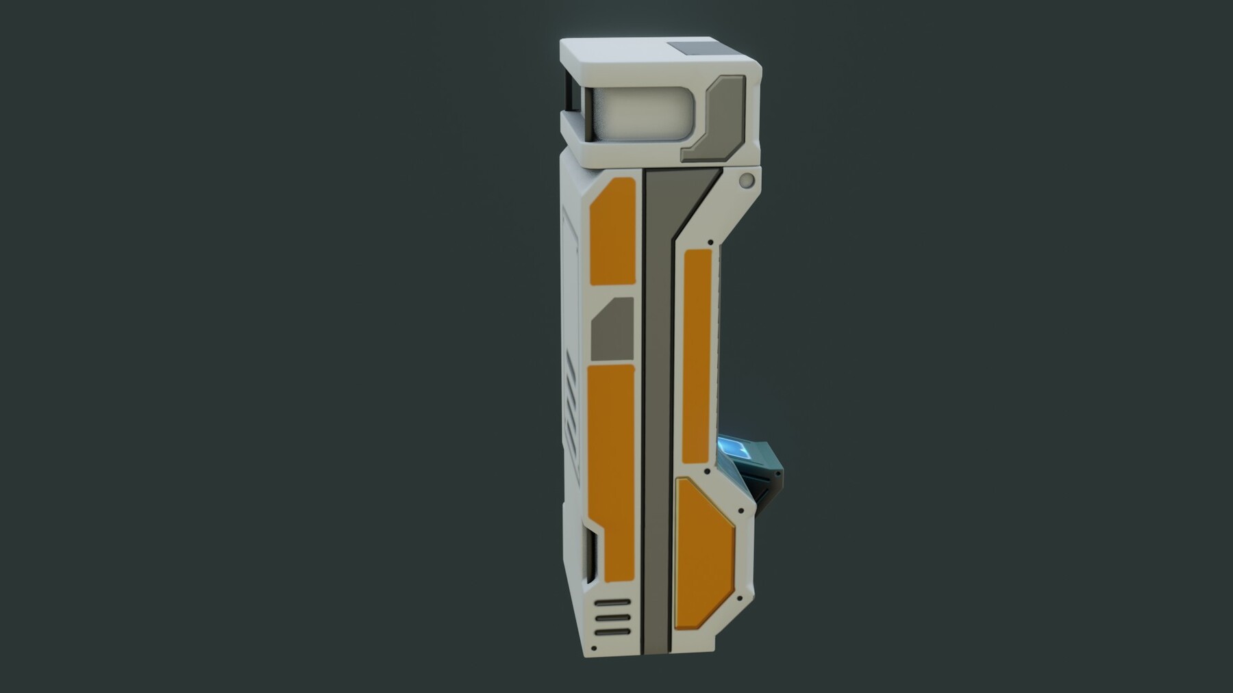 ArtStation - Sci-Fi Computer - Low Poly - Game Ready - PBR | Game Assets