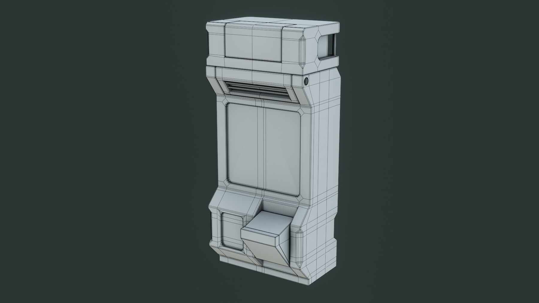 ArtStation - Sci-Fi Computer - Low Poly - Game Ready - PBR | Game Assets