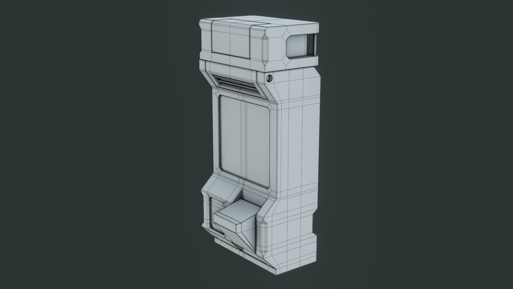ArtStation - Sci-Fi Computer - Low Poly - Game Ready - PBR | Game Assets