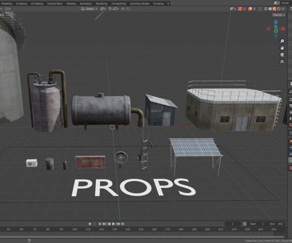 ArtStation - Industrial Asset Pack | Game Assets