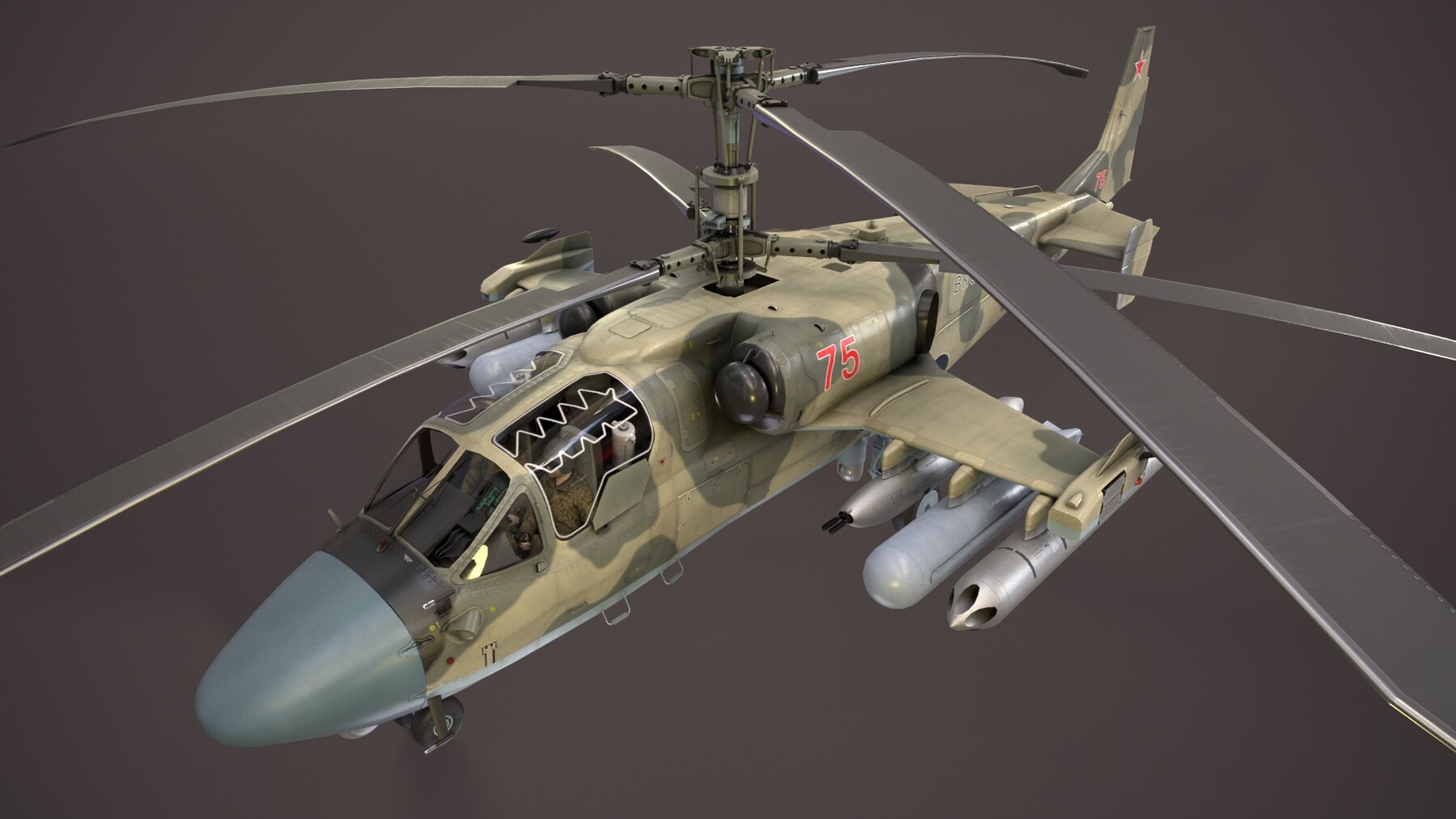 ArtStation - Kamov Ka-52 "Alligator" Camo | Game Assets