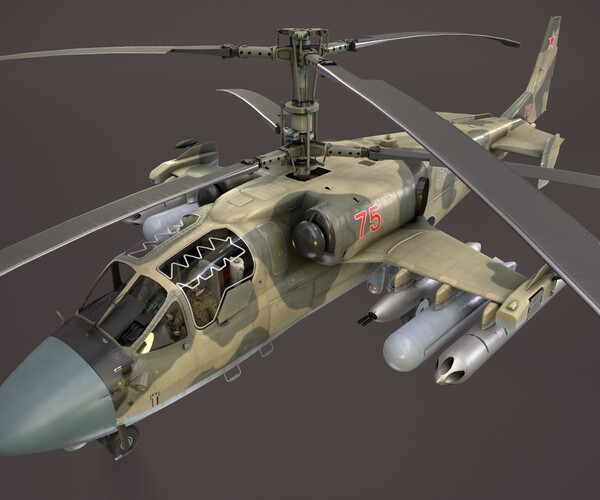 ArtStation - Kamov Ka-52 "Alligator" Camo | Game Assets