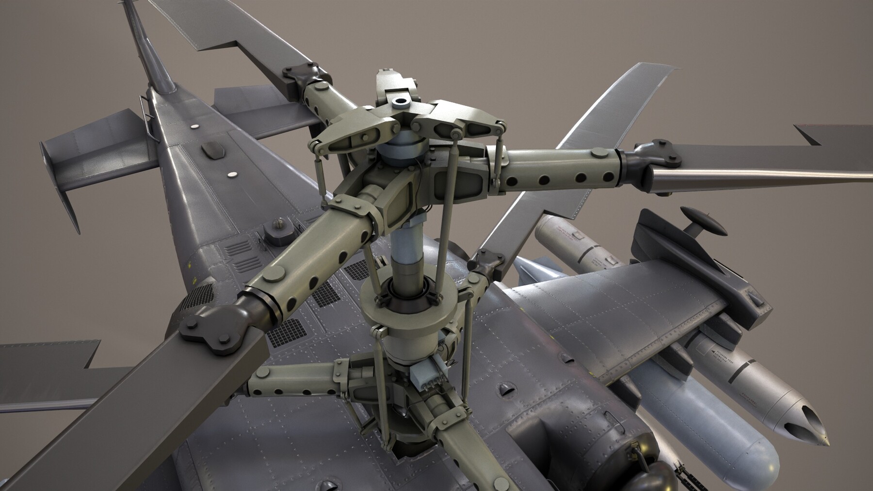 ArtStation - Kamov Ka-52 "Alligator" Dark | Game Assets