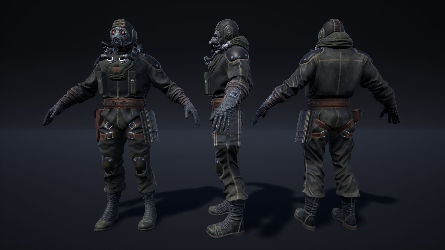 ArtStation - Dystopia Soldiers (Pack) | Game Assets
