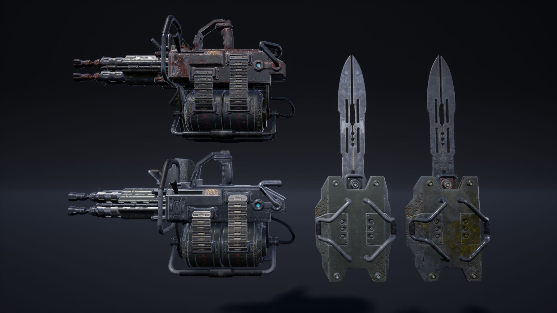 ArtStation - Dystopia Soldiers (Pack) | Game Assets