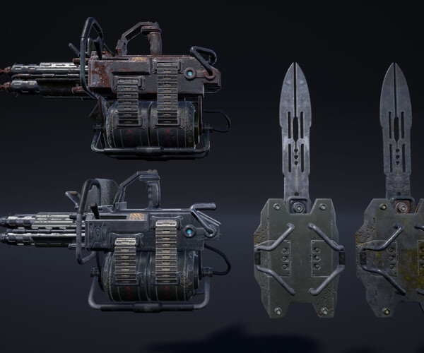 ArtStation - Dystopia Soldiers (Pack) | Game Assets