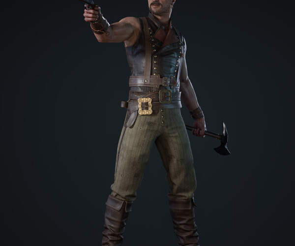 ArtStation - Character Pirate | Game Assets