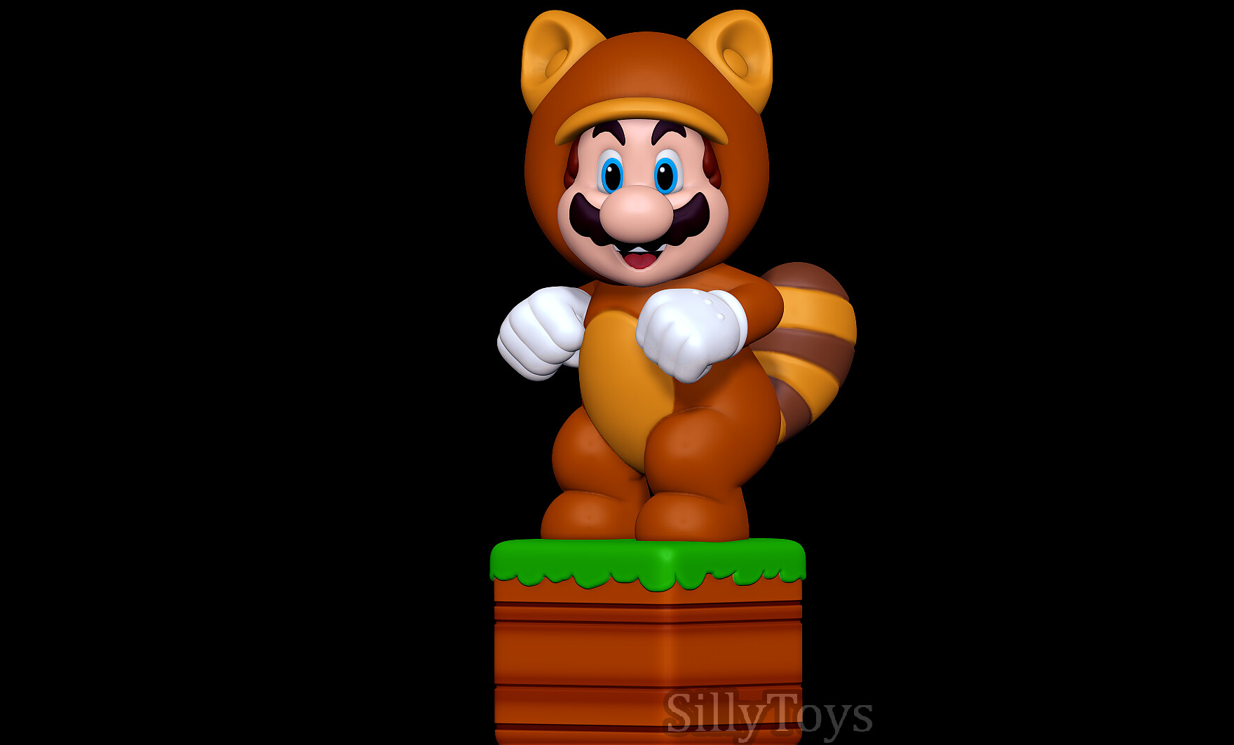 ArtStation - Tanooki Mario 3D print model | Resources