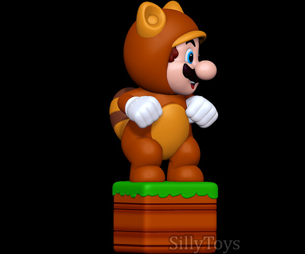 ArtStation - Tanooki Mario 3D print model | Resources