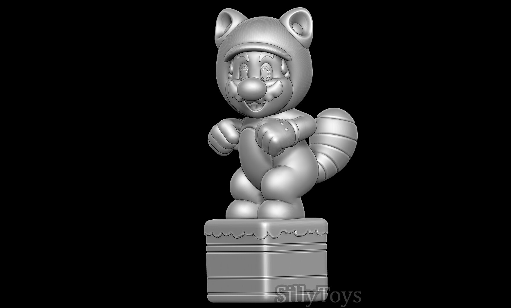 ArtStation - Tanooki Mario 3D print model | Resources