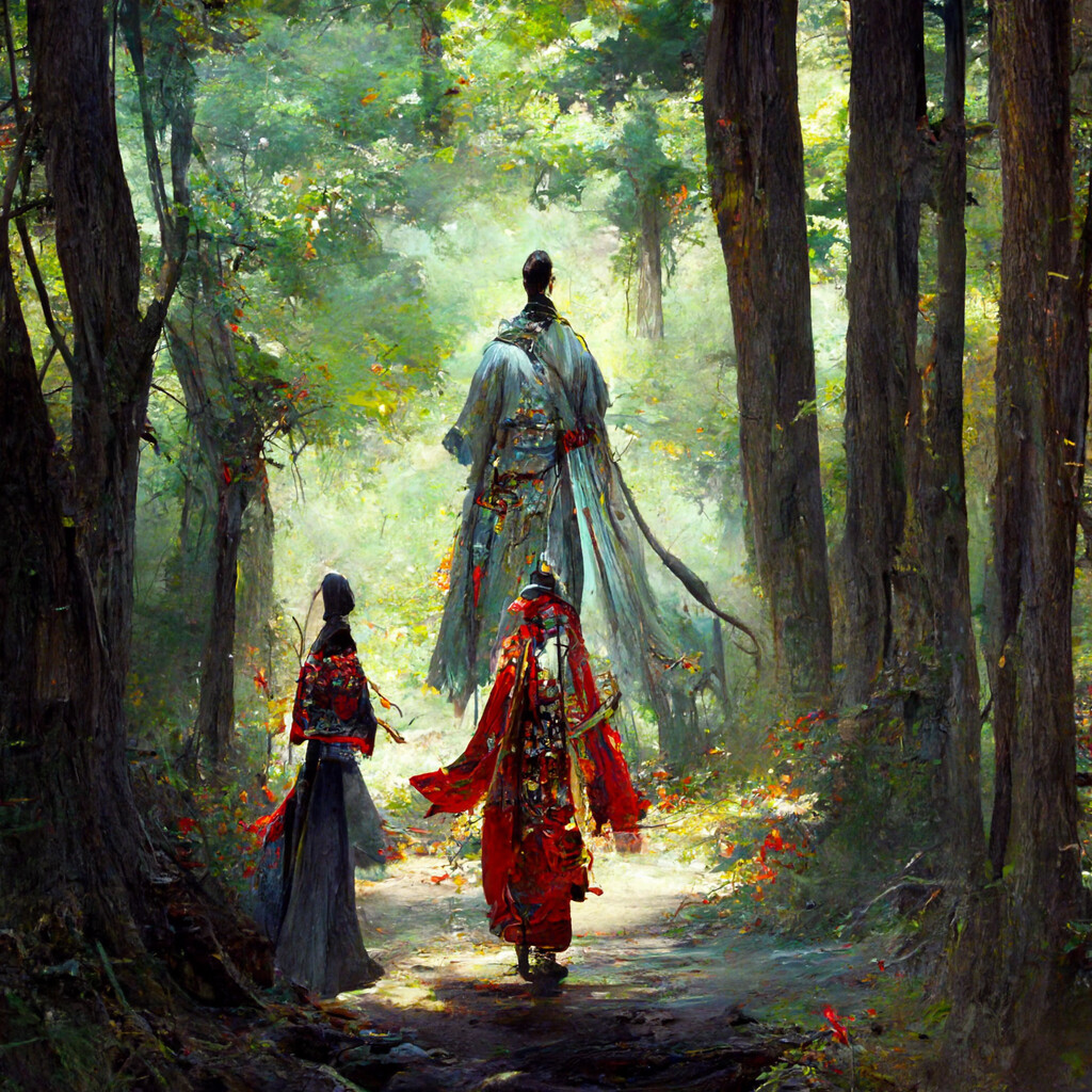 ArtStation - Prowling in a Forest - Nobles Hunting Grounds | Artworks