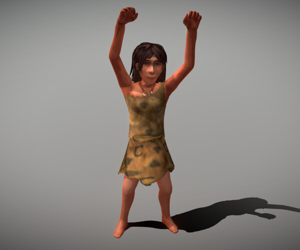 ArtStation - Caveman Woman | Game Assets