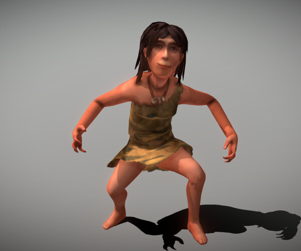 ArtStation - Caveman Woman | Game Assets