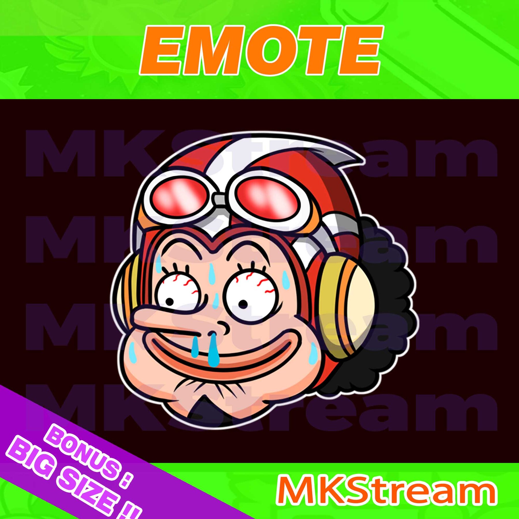 ArtStation - Twitch emotes usopp silly face | Artworks