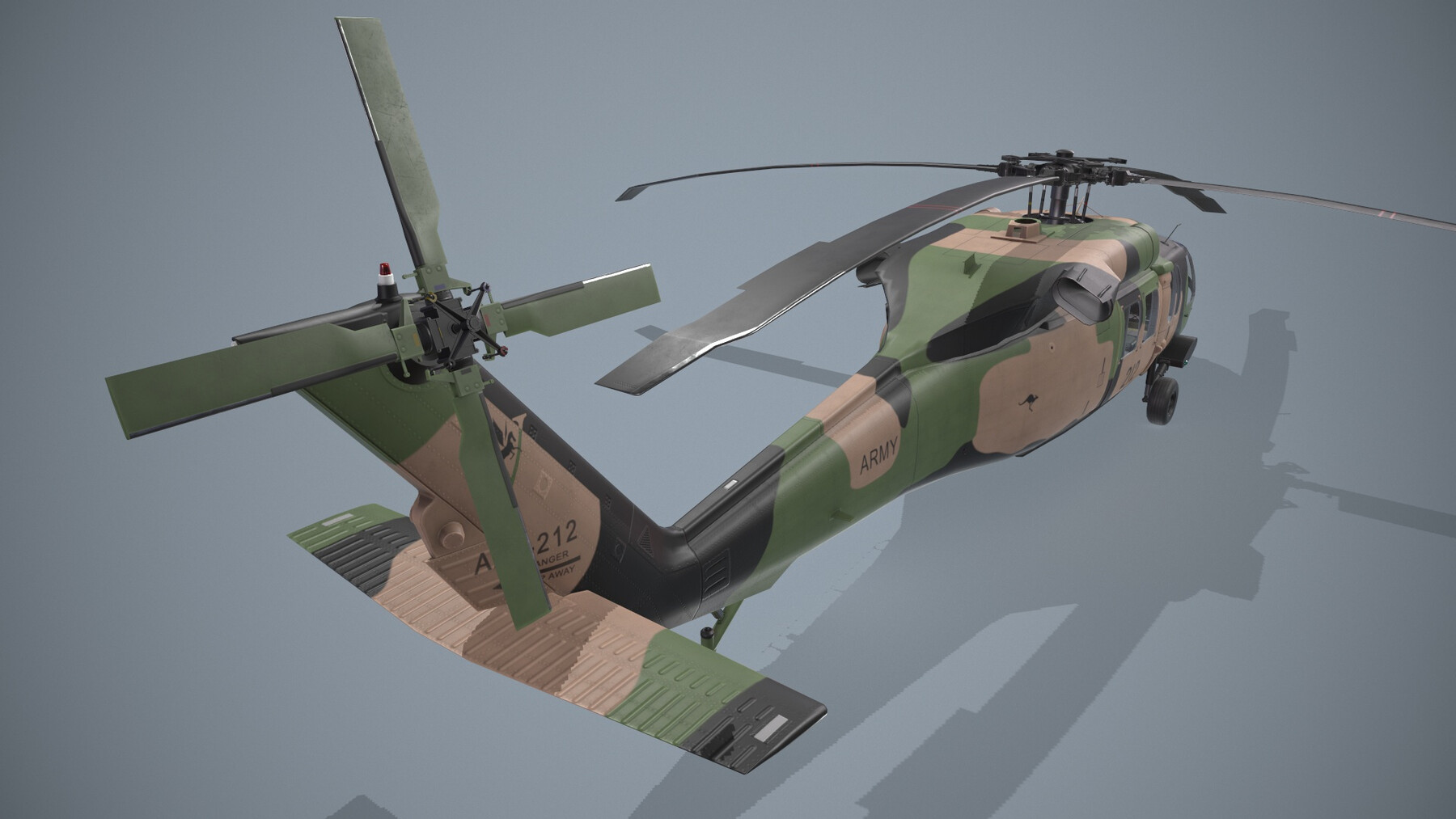 ArtStation - Sikorsky UH-60 "Black Hawk" Australian Airforce | Game Assets