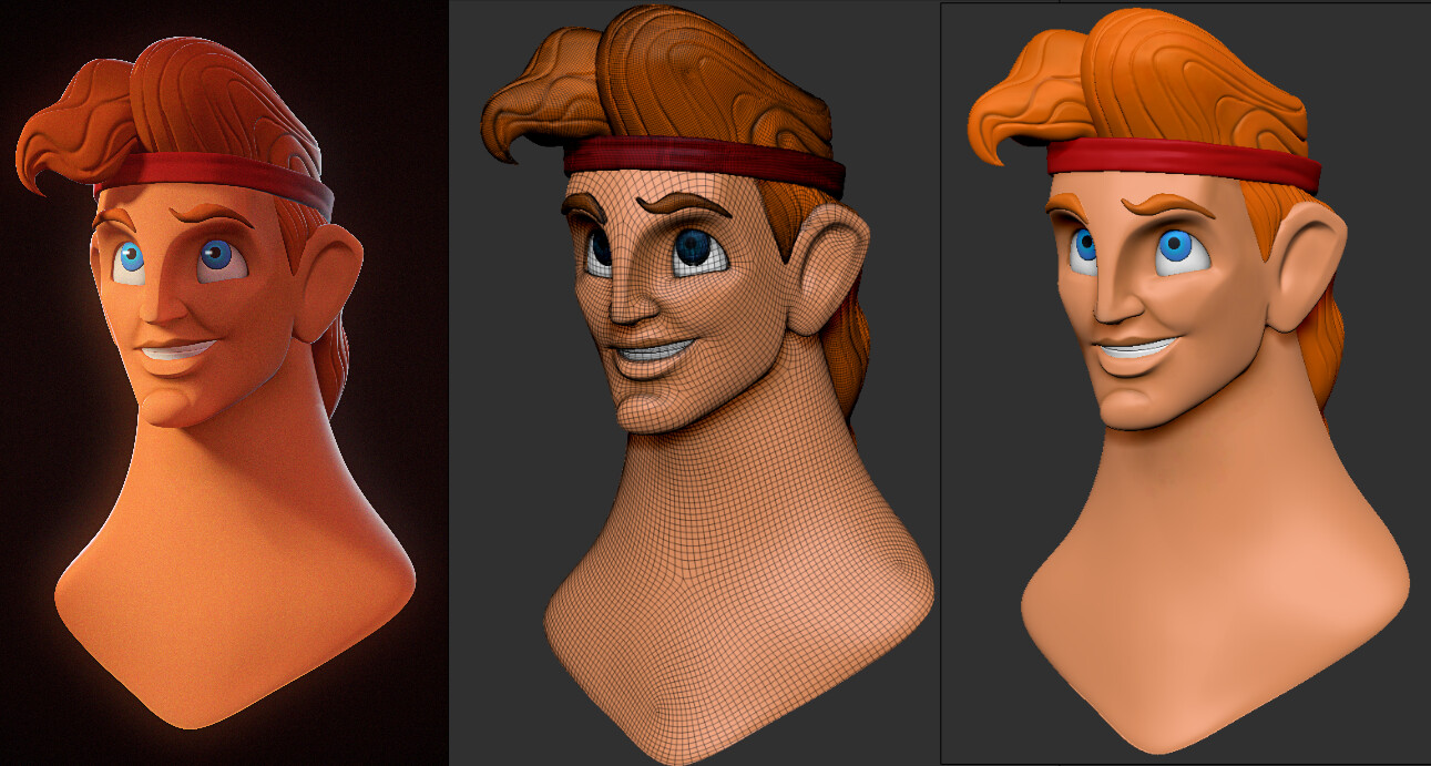 ArtStation - 3D Model - Hercules | Resources