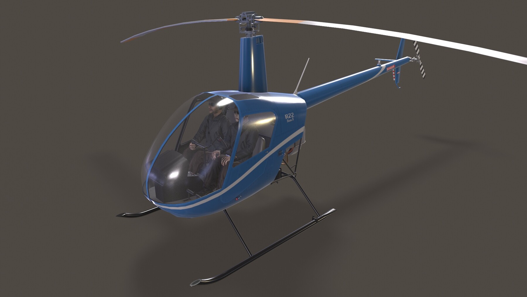 ArtStation - Robinson R-22 Blue | Game Assets