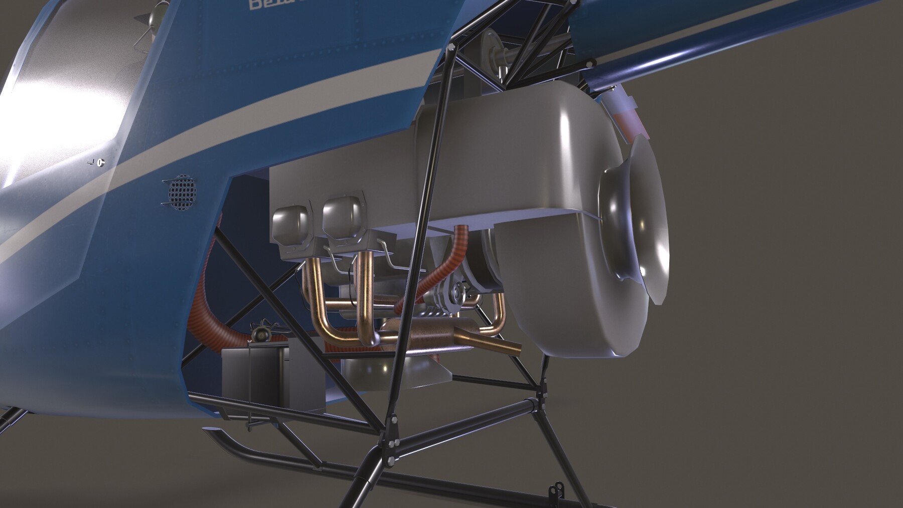 ArtStation - Robinson R-22 Blue | Game Assets