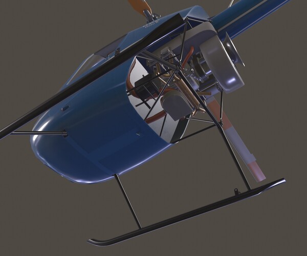 ArtStation - Robinson R-22 Blue | Game Assets