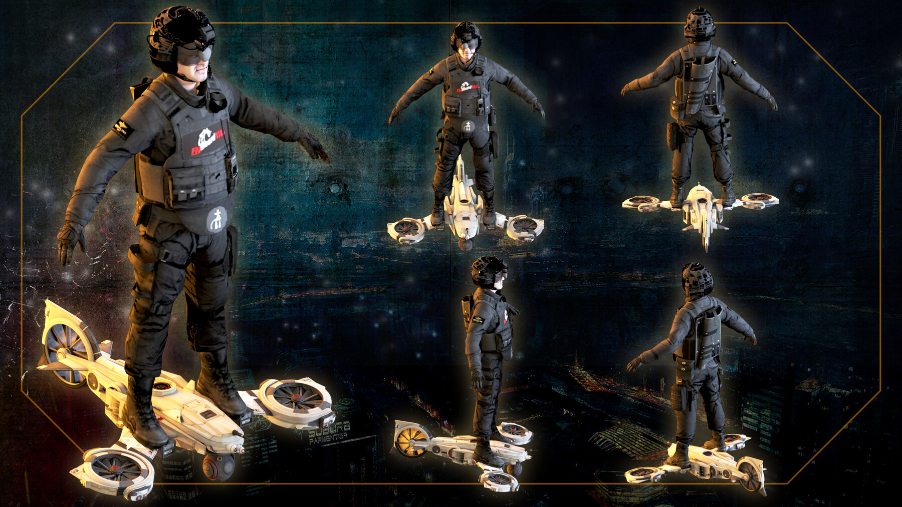 ArtStation - 11 Military Characters_ A Free Military set_ 3d model ...