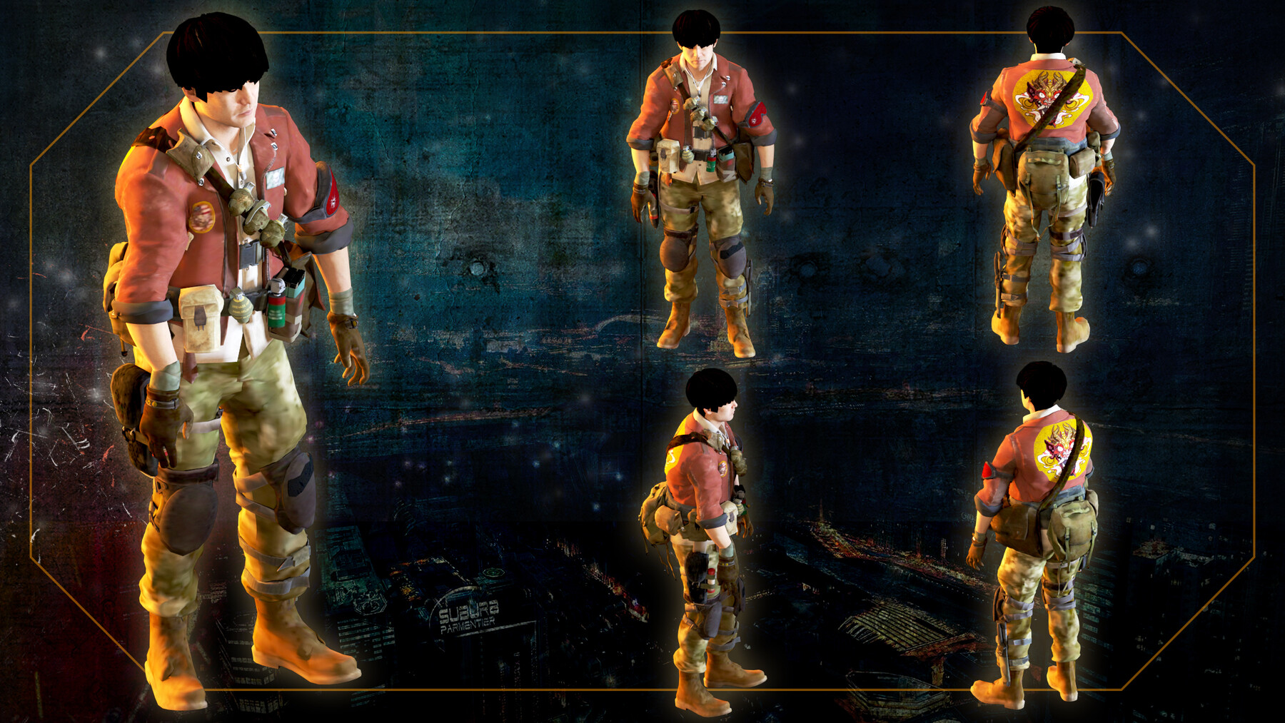 ArtStation - 11 Military Characters_ A Free Military set_ 3d model ...