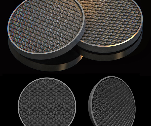 ArtStation - Fibre Laser Coins - Free set | Resources