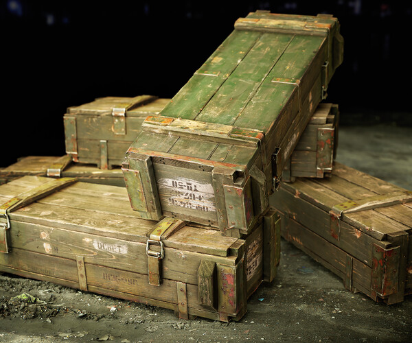 ArtStation - Military box | Game Assets