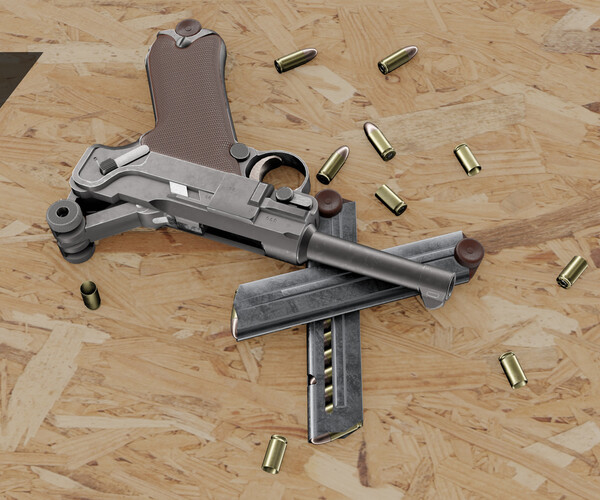 ArtStation - Luger P08 | Resources