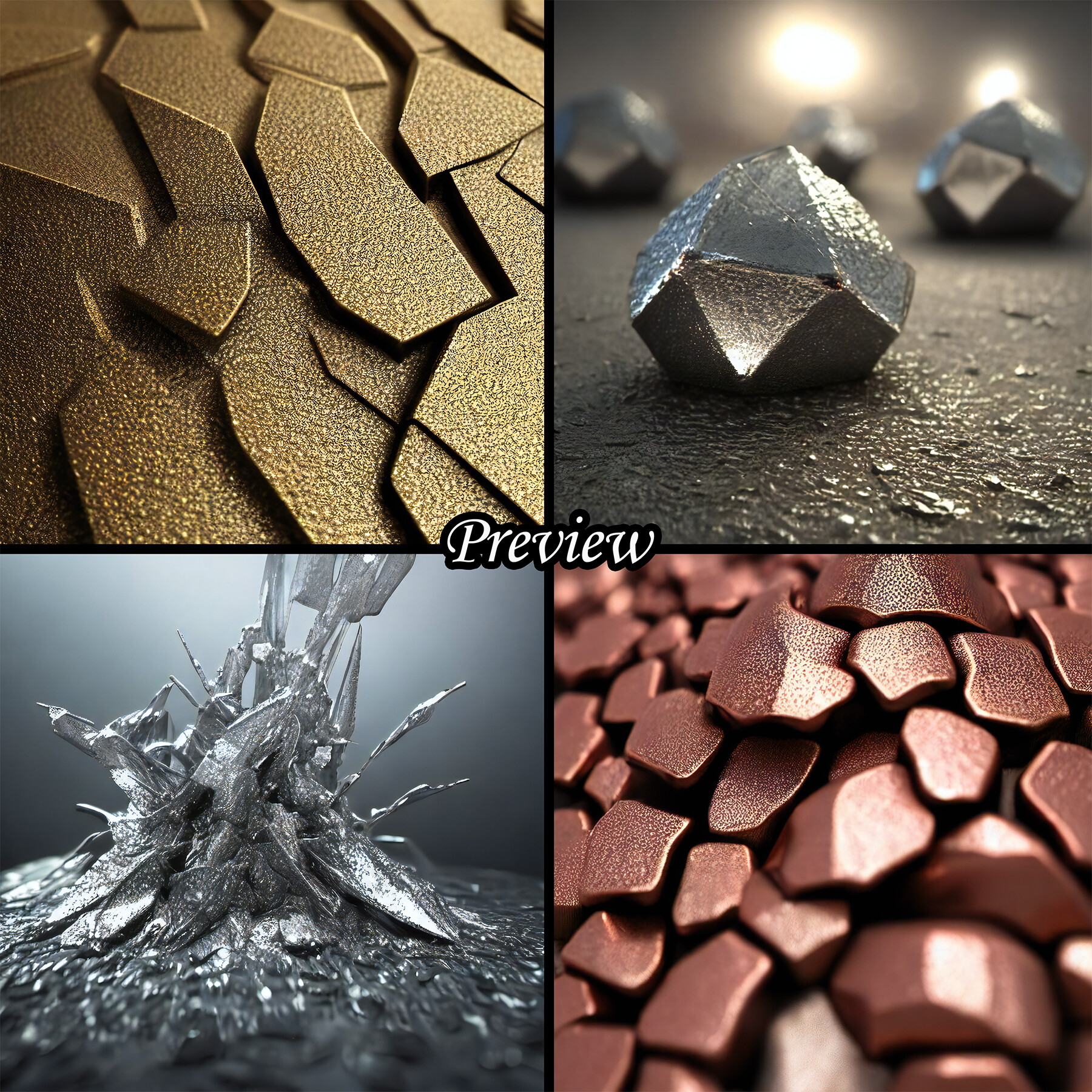 ArtStation - Metal texture collection, pack of 200+ images | Artworks