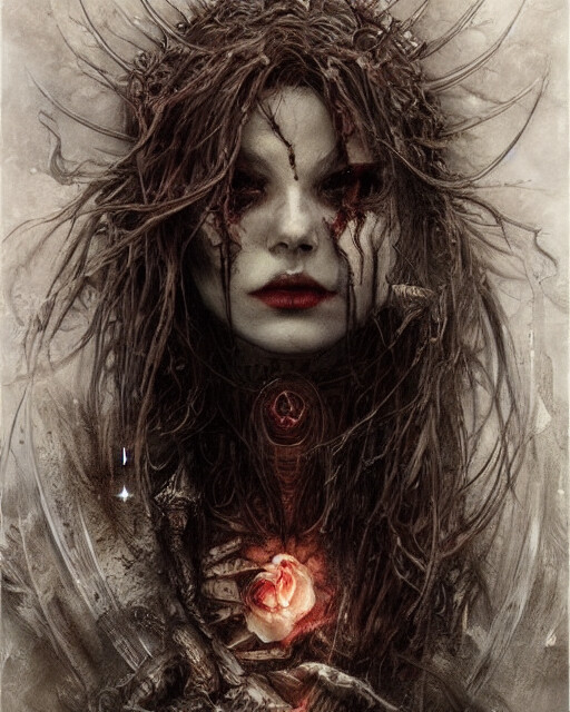 ArtStation - Portrait of demonic witches Artwork (3 versions) | Artworks