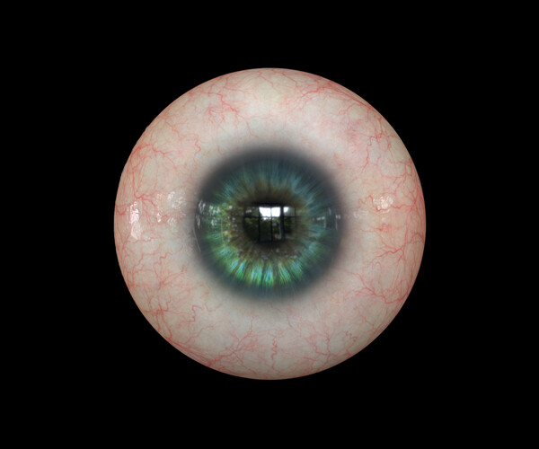 ArtStation - Eye Green 1 Real-time 3D model 4k texture Marmoset ...