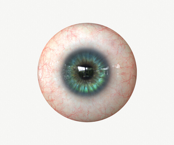 ArtStation - Eye Green 1 Real-time 3D model 4k texture Marmoset ...