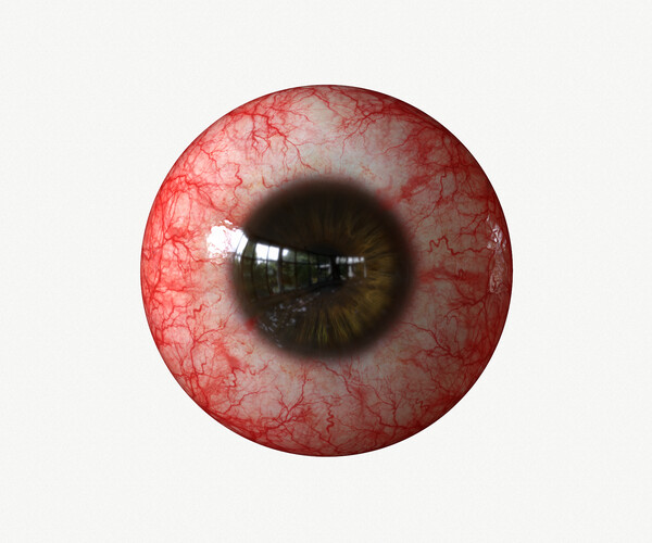ArtStation - Eye Redness Real-time 3D model 4k texture Marmoset ...