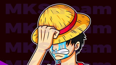 ArtStation - Twitch emotes luffy cry sad | Artworks