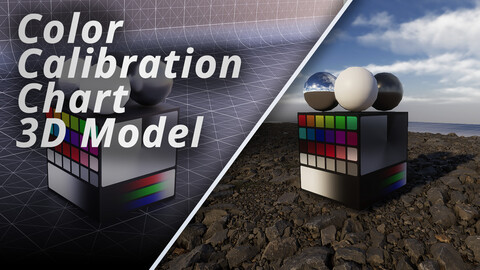 ArtStation - Color Calibration Chart 3D Model | Resources