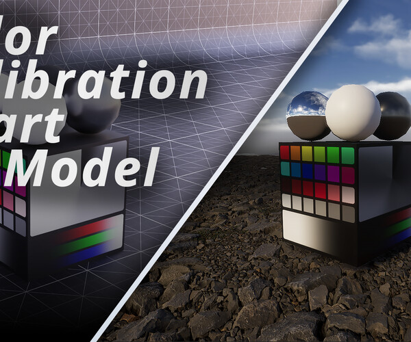ArtStation - Color Calibration Chart 3D Model | Resources