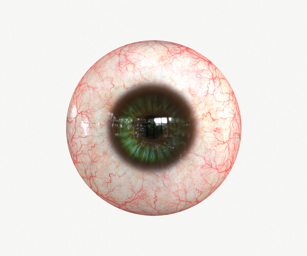 ArtStation - Eye Green 2 Real-time 3D model 4k texture Marmoset ...