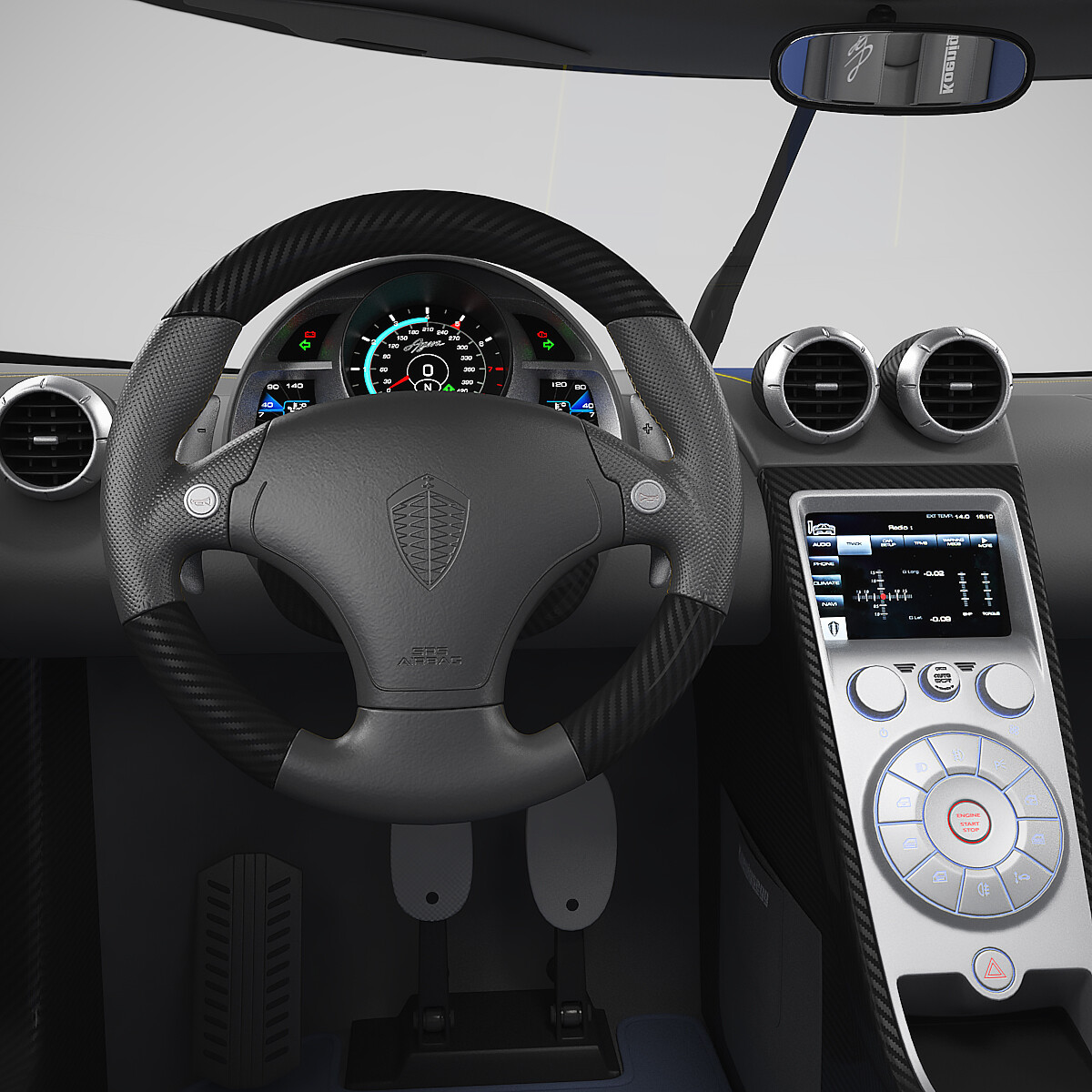 ArtStation - Koenigsegg Agera - HD Interior | Resources