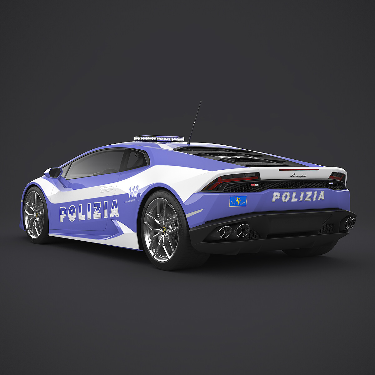 ArtStation - Lamborghini Huracan Italian Police | Resources