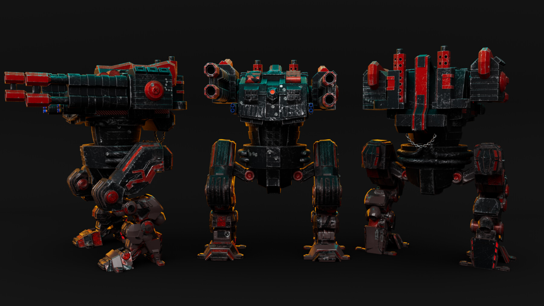 ArtStation - R3A_ Mecha _01 | Game Assets