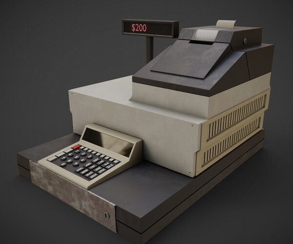 ArtStation - cash register | Game Assets